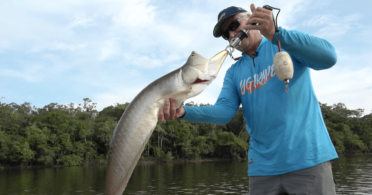 Apresentador da Fish TV quebra recorde brasileiro de Aruanã Prata